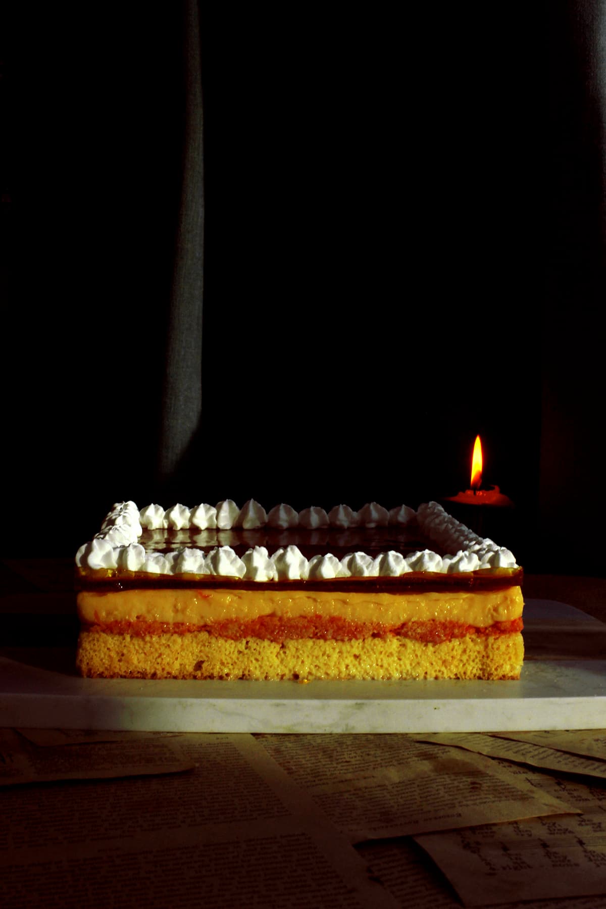 Gajar Halwa Custard Cake - Ministry of Pastry