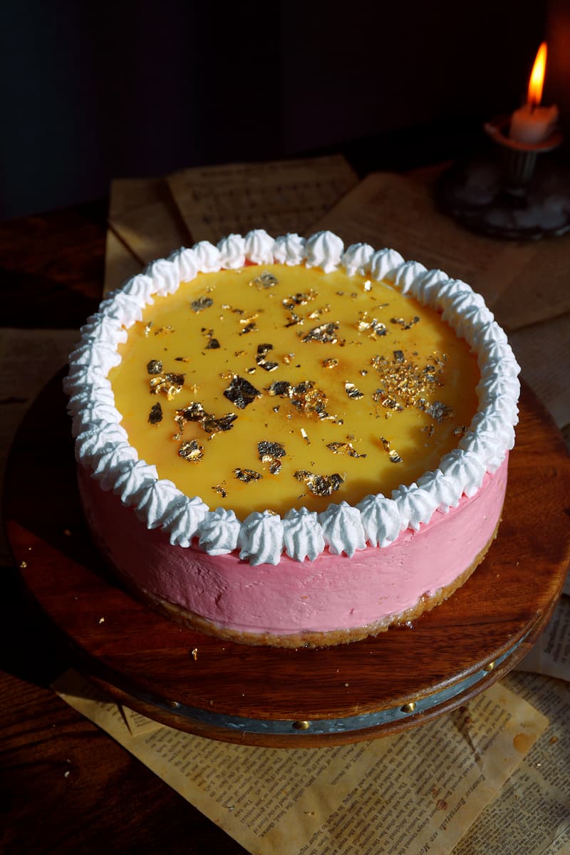 Rooh Afza & Lemon Cheesecake - Ministry of Pastry