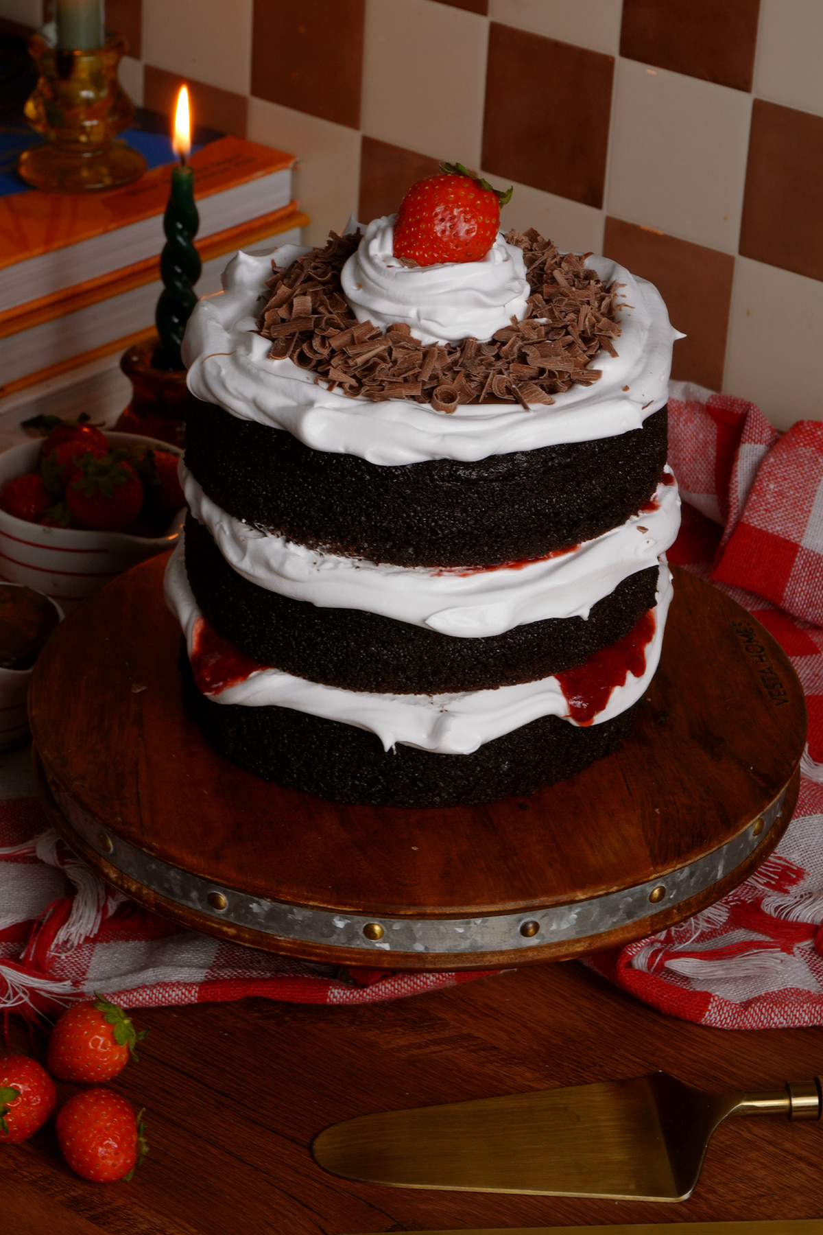 Chocolate & Strawberry Cake - Ministry of Pastry